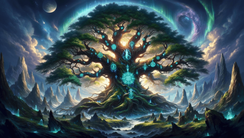 Yggdrasil: The Mystery of the Nine Worlds in Norse Mythology - Grizz Studio