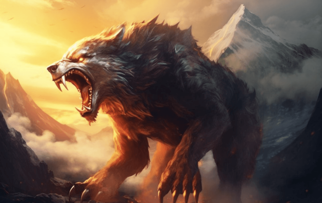 Fenrir: The Giant Wolf of Ragnarok Prophecy - Grizz Studio