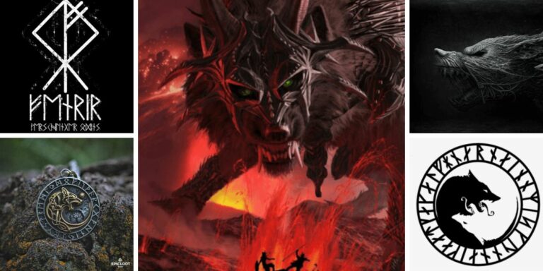 Fenrir in Runes: Symbols, Tattoos and Norse Writing - Grizz Studio