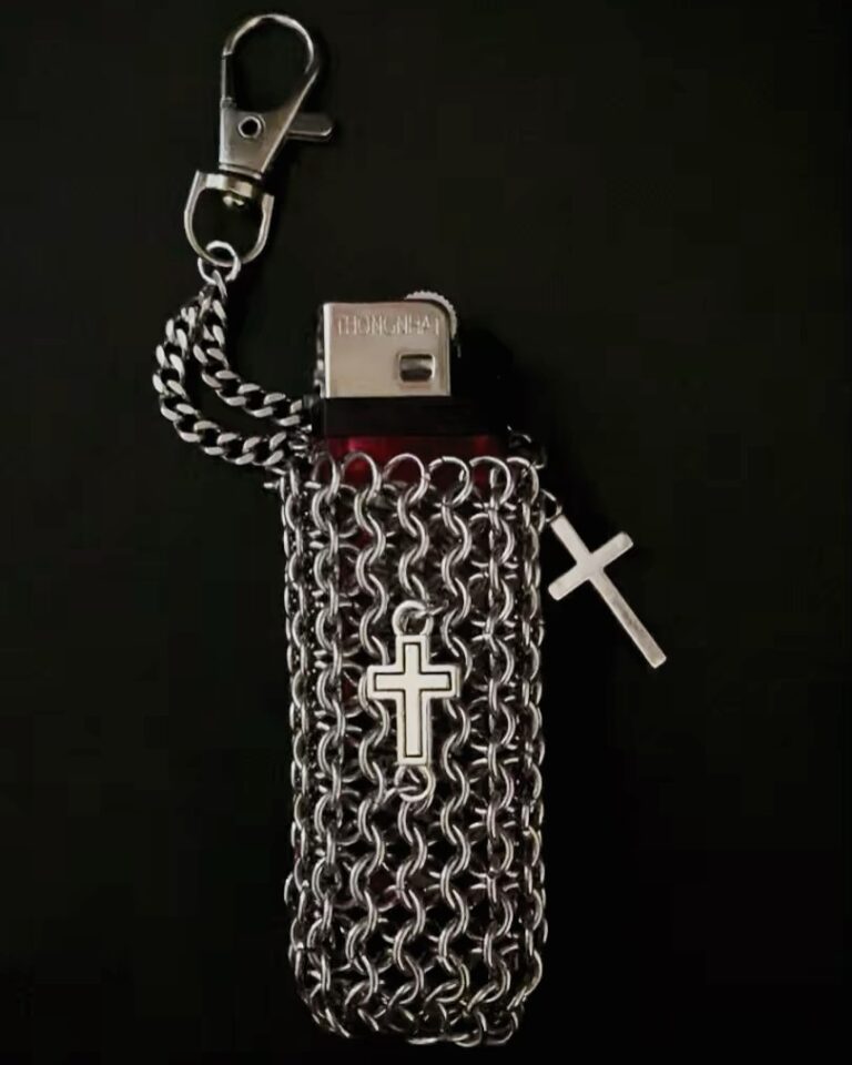 Chainmail Lighter Case Now Up to 20% Off | Gothic Gift Guide - Grizz Studio