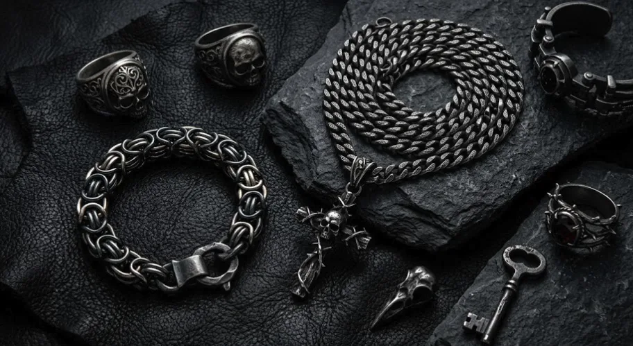 Men’s Gothic Jewellery: Dark Accessories That Don’t Feel Costume-Like ...