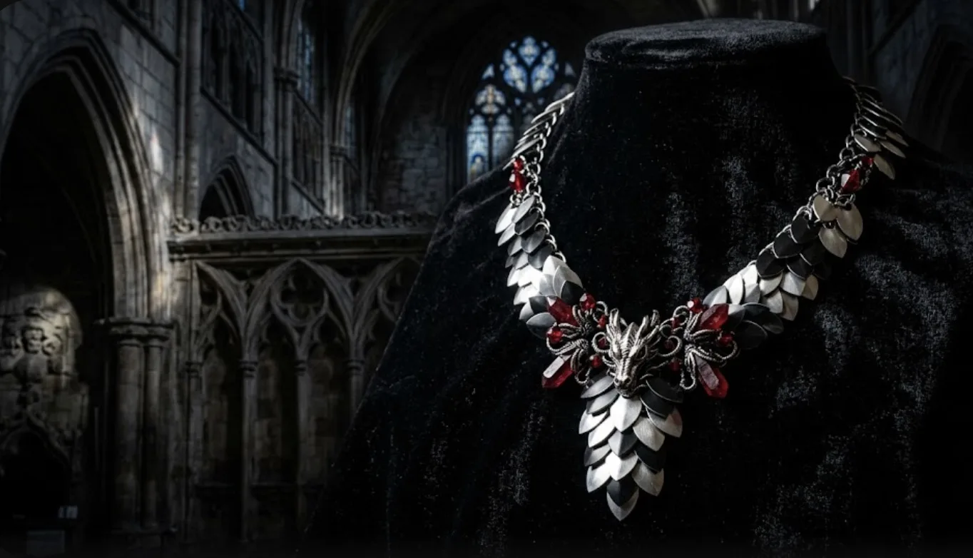 Scalemail Jewelry: The Dragon-Scale Alternative to Chainmail Jewellery ...